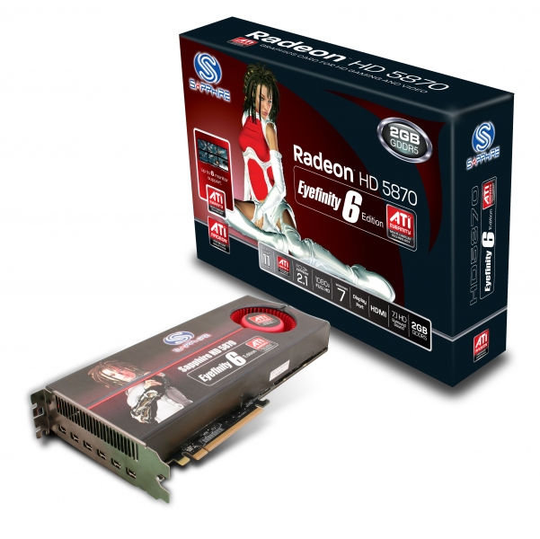 SAPPHIRE HD5870 2GB Eyefinity6 Edition