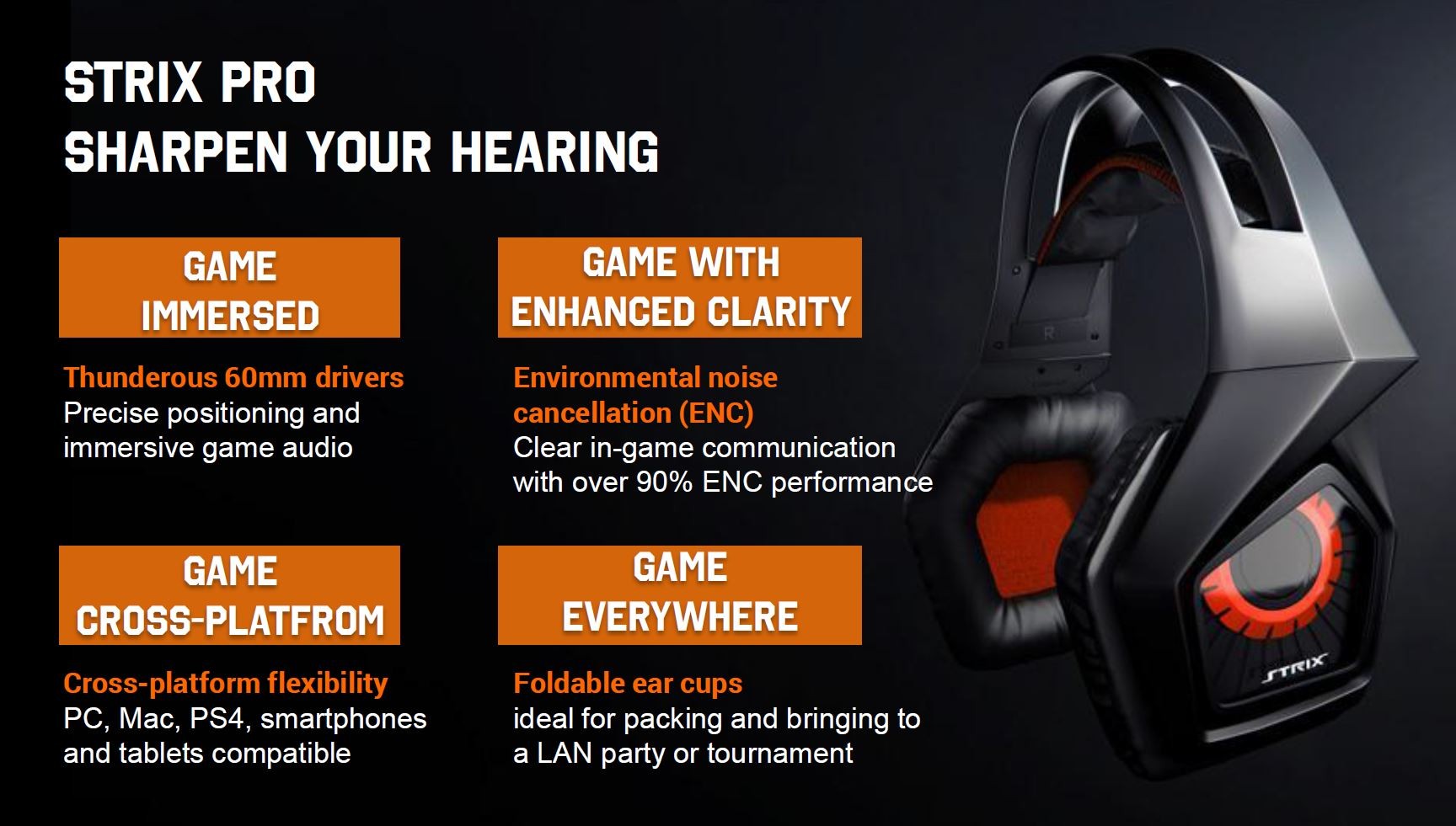 ASUS annuncia l'headset da Gaming Strix Pro
